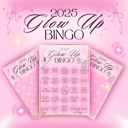 2025 Glow-Up Bingo – Feminine Energy